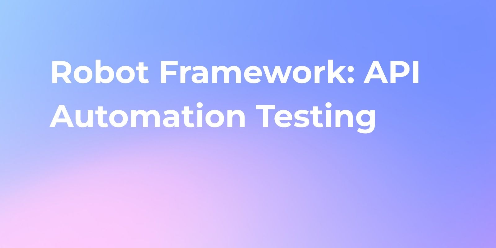 Robot Framework Process Infoupdate
