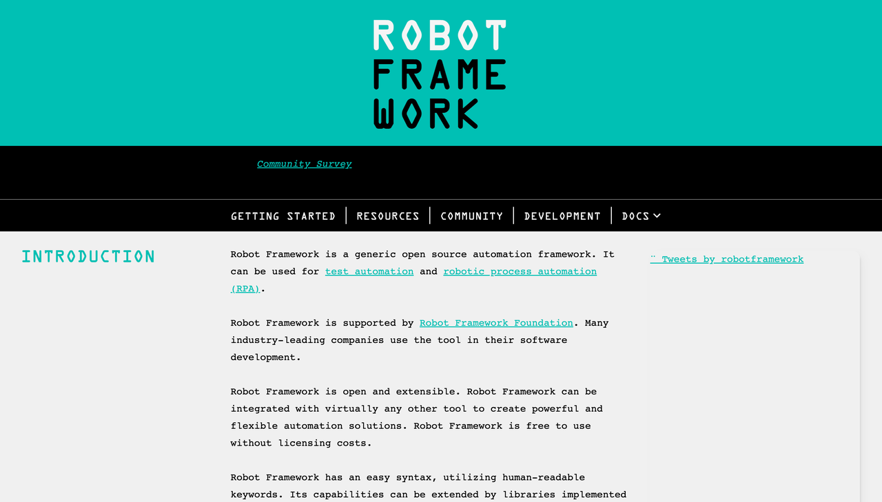 Robot Framework Process Infoupdate
