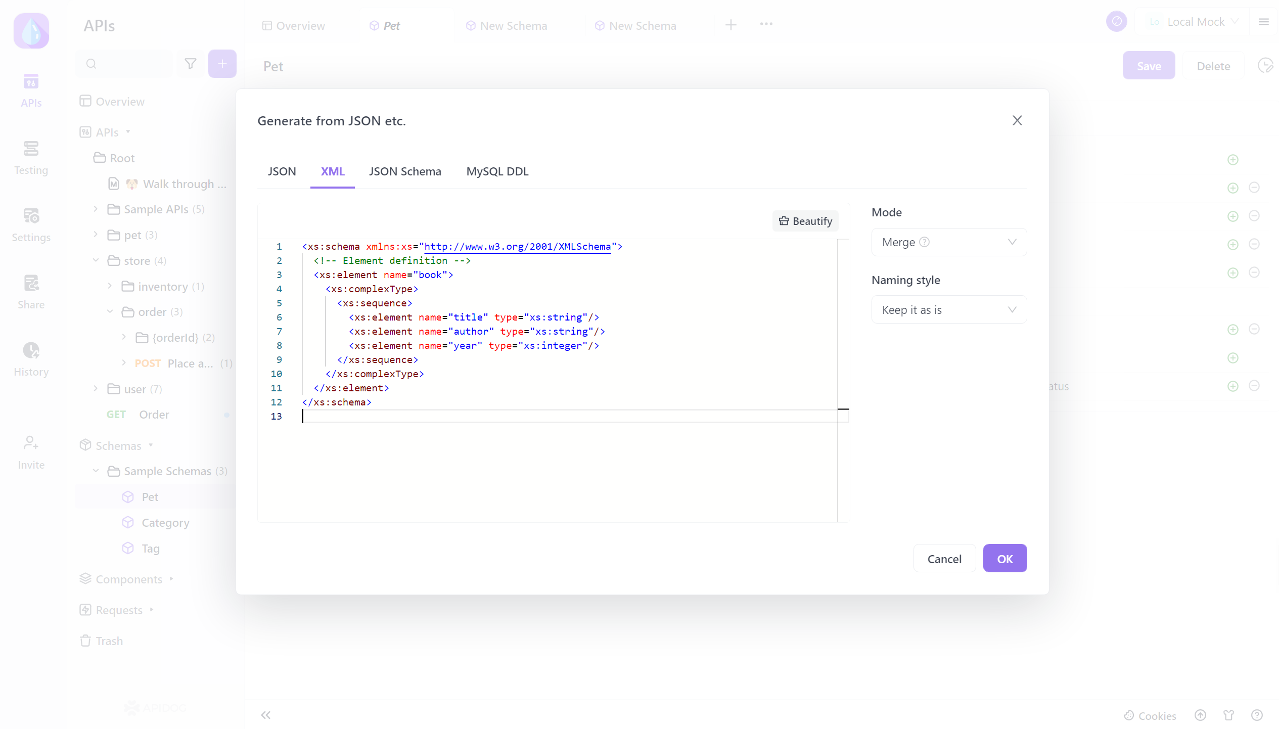 How To Convert XML Schema XSD To JSON Schema
